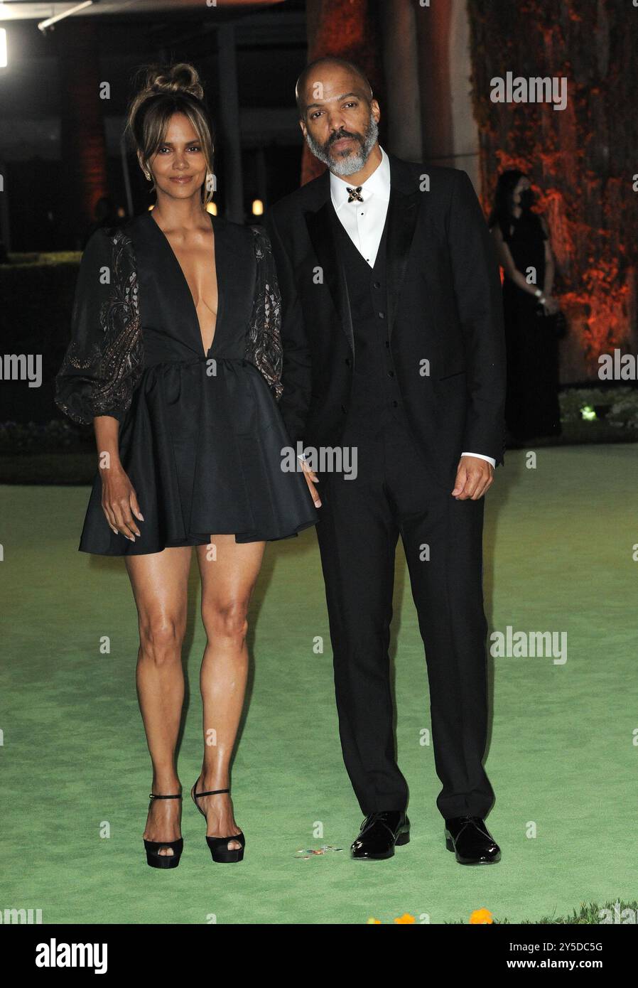 Halle Berry and Van Hunt at the Academy Museum of Motion Pictures ...