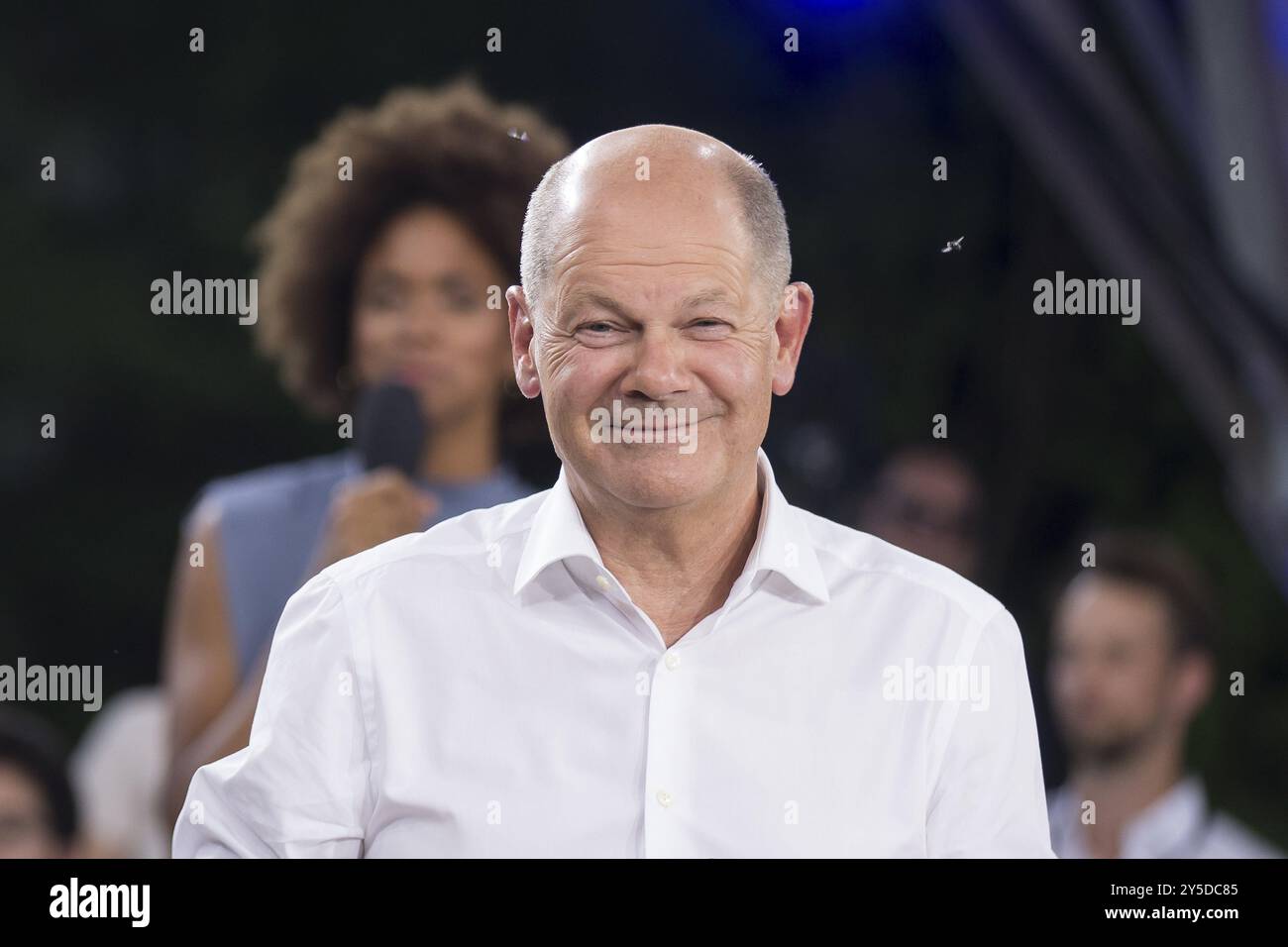Olaf Scholz (Chancellor of the Federal Republic of Germany, SPD) at the ...