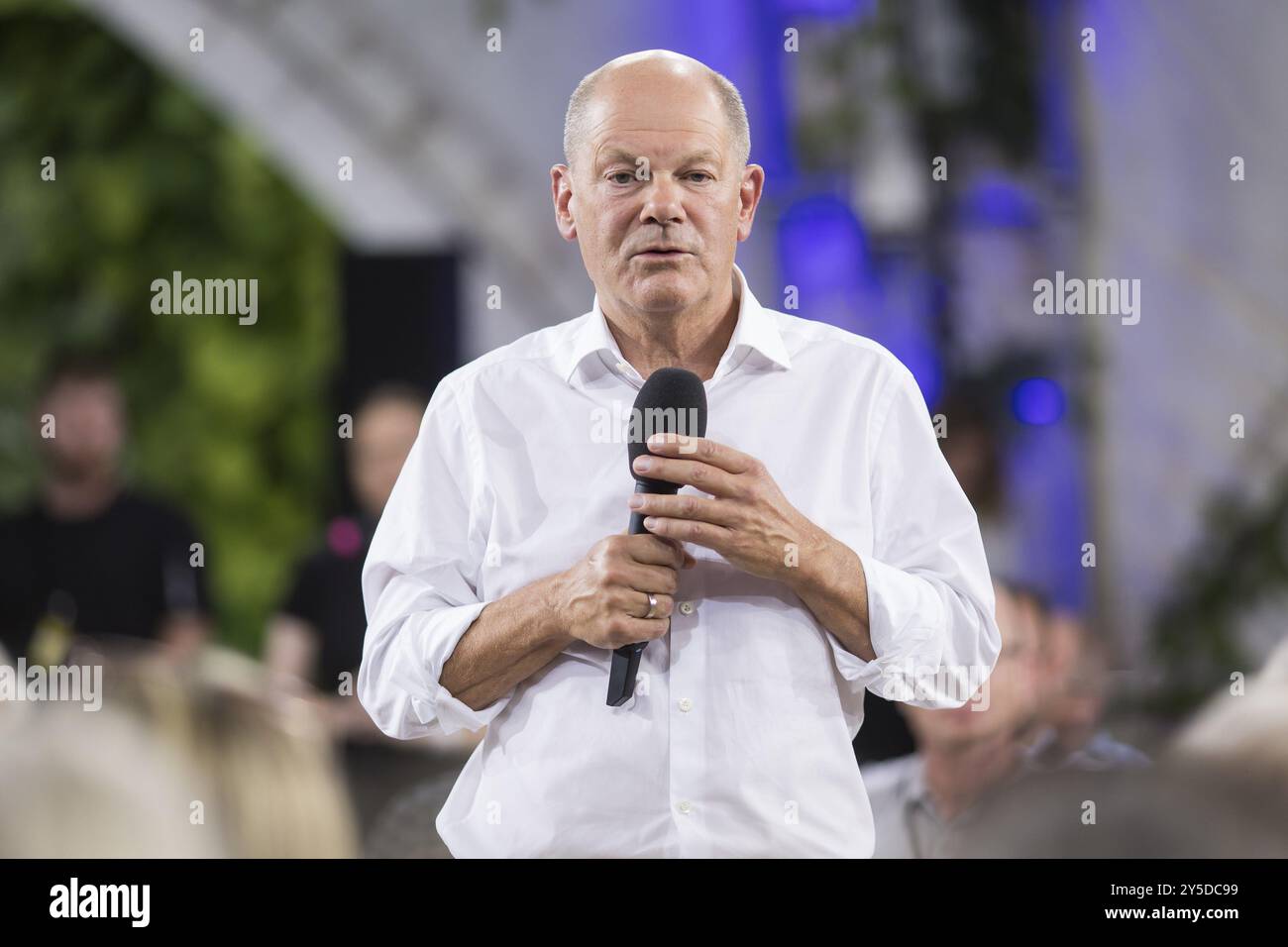 Olaf Scholz (Chancellor of the Federal Republic of Germany, SPD) at the ...