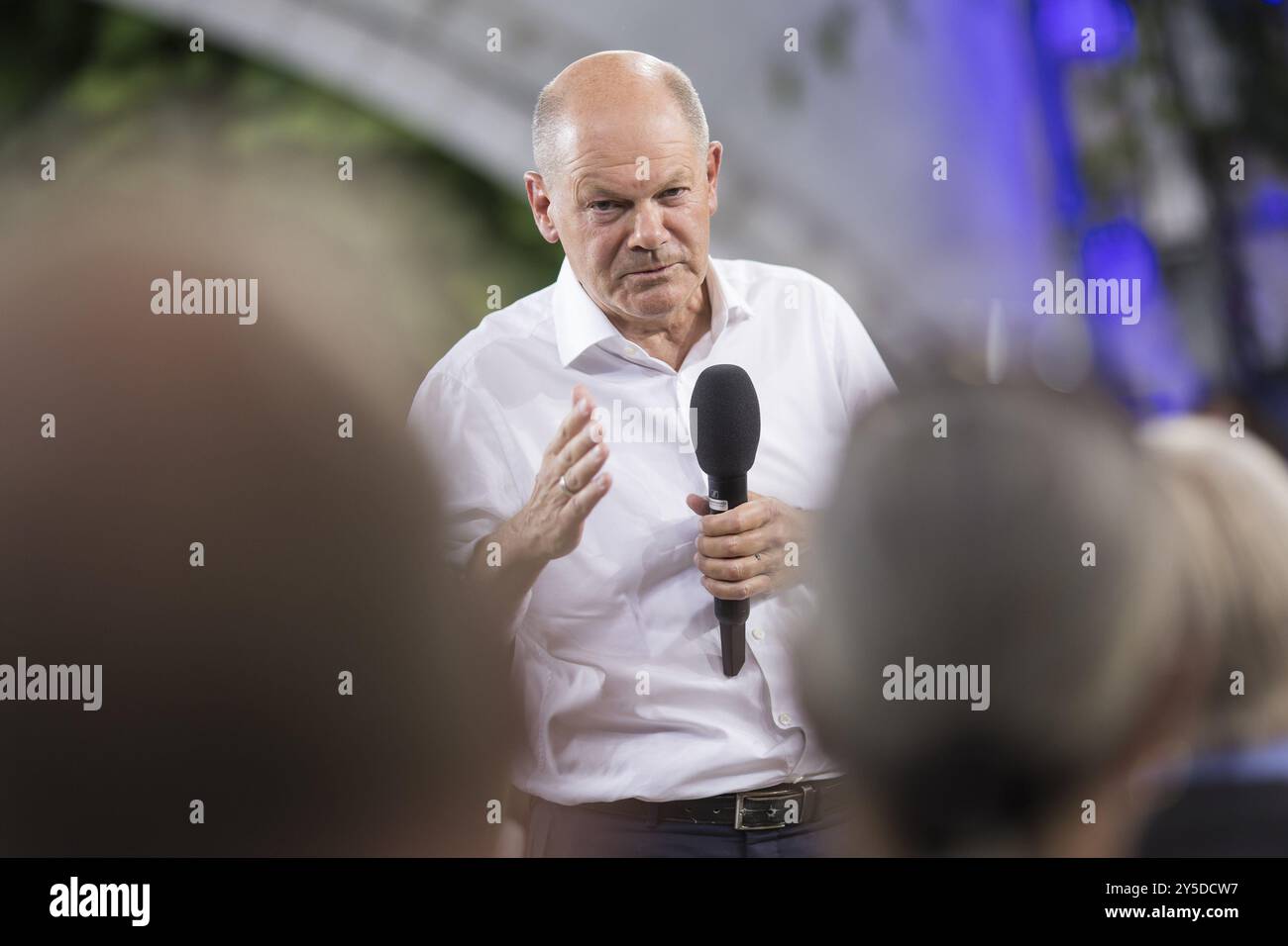 Olaf Scholz (Chancellor of the Federal Republic of Germany, SPD) at the ...