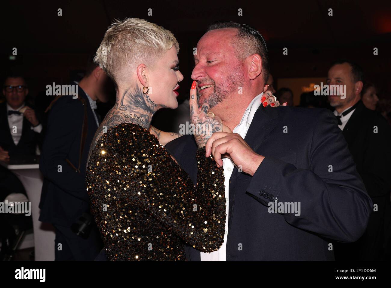 Radio Regenbogen Award 2024 Melanie Müller mit Freund Andreas Kunz bei der After-Show-Party ...