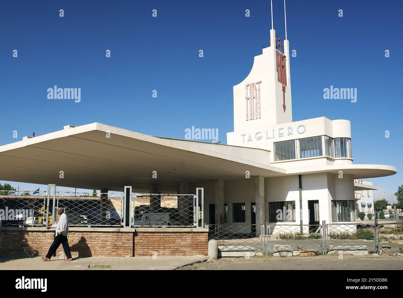 Fiat tagliero italian colonial architecture in asmara eritrea Stock ...