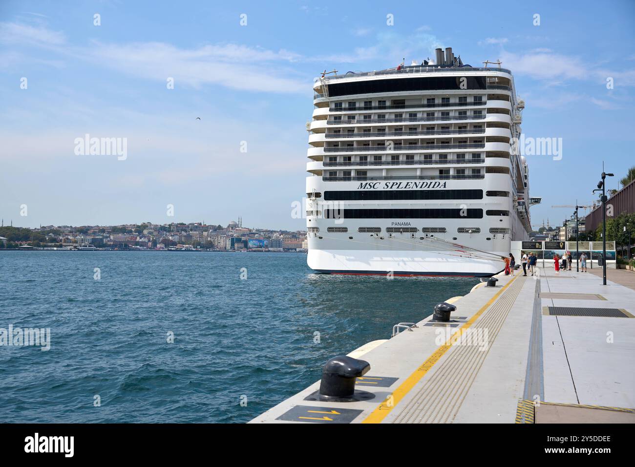 Istanbul, Turkey - September 2, 2024: The MSC Splendida is anchored in ...