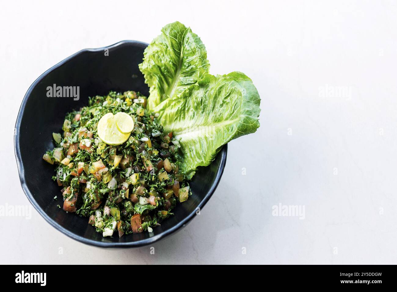 Tabouleh traditional lebanese middle eastern fresh salad bowl meze ...