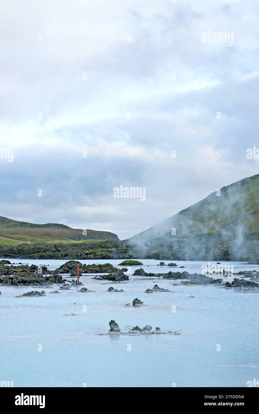 Blue lagoon volcanic landscape near reykjavik iceland Stock Photo - Alamy