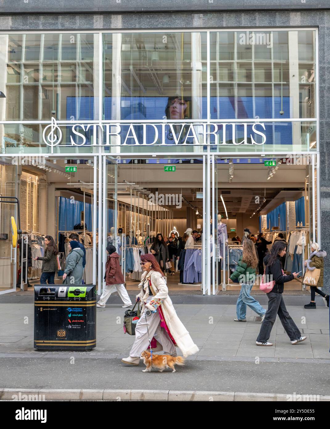 London, UK - March, 23, 2024 : Stradivarius store front in London. UK ...