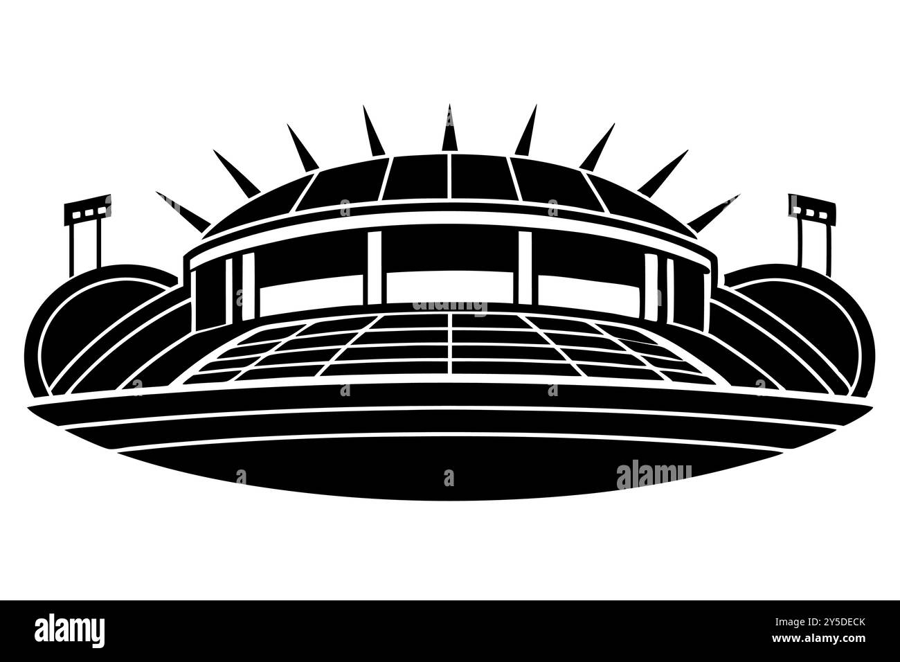 Stadium football field Cut Out Stock Images & Pictures - Alamy