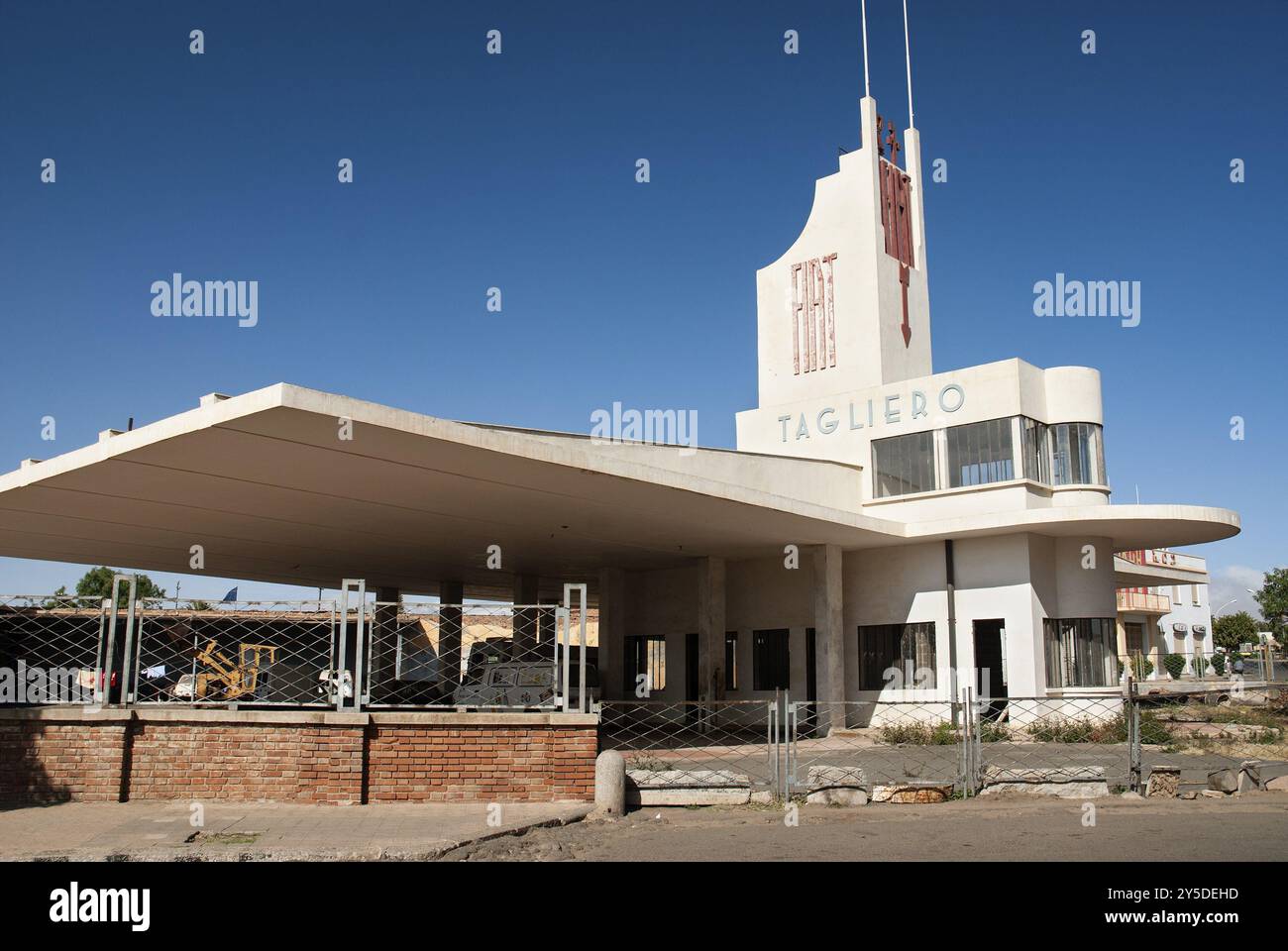 Fiat tagliero futurist modernist building by italian architect Giuseppe ...