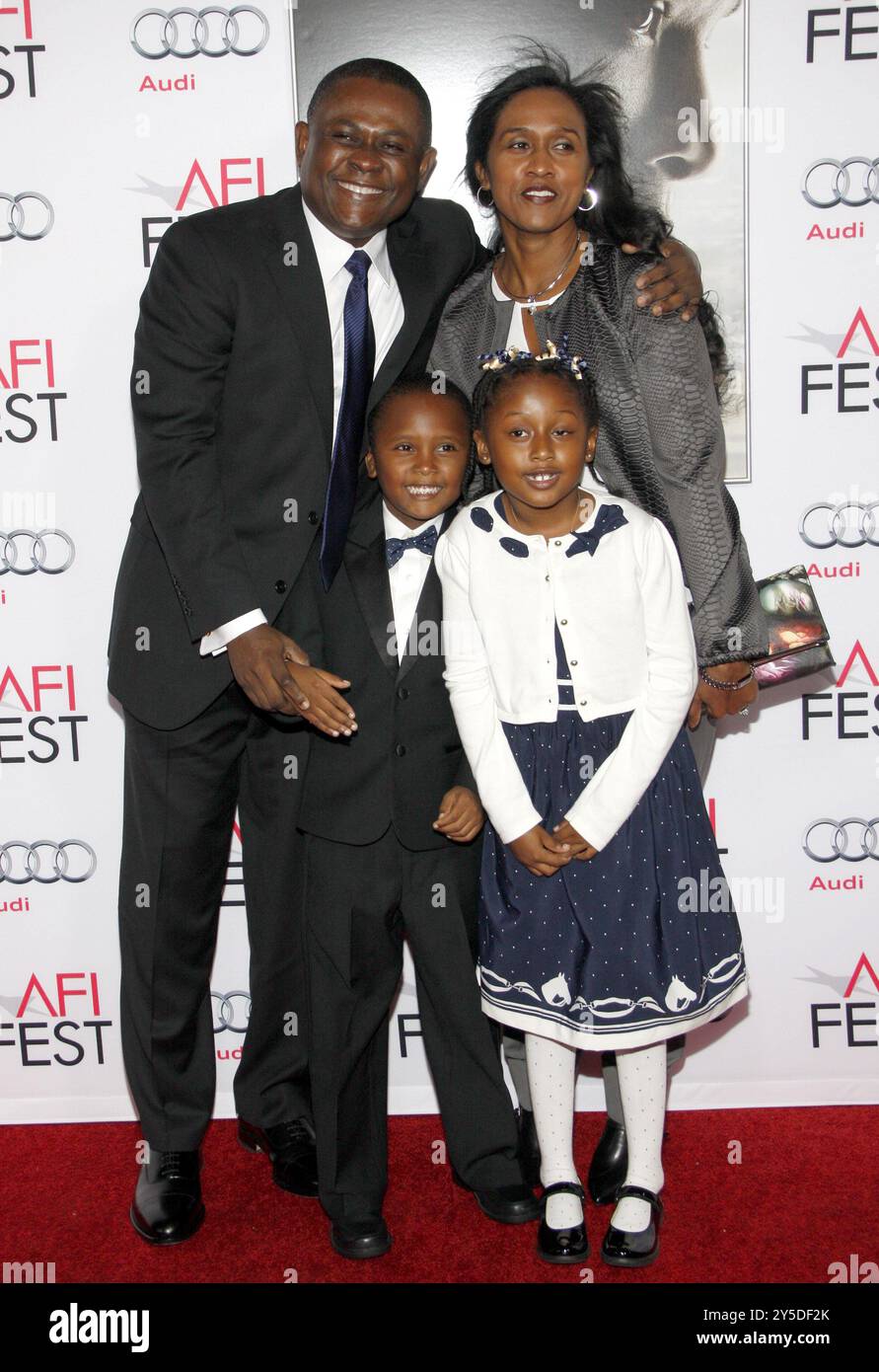 Dr. Bennet Omalu at the AFI FEST 2015 Centerpiece Gala premiere of ...