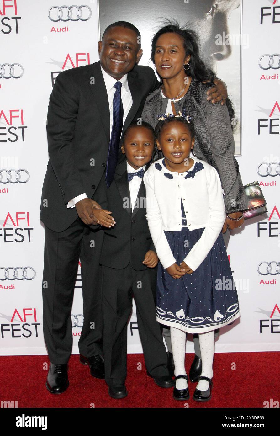 Dr. Bennet Omalu at the AFI FEST 2015 Centerpiece Gala premiere of ...