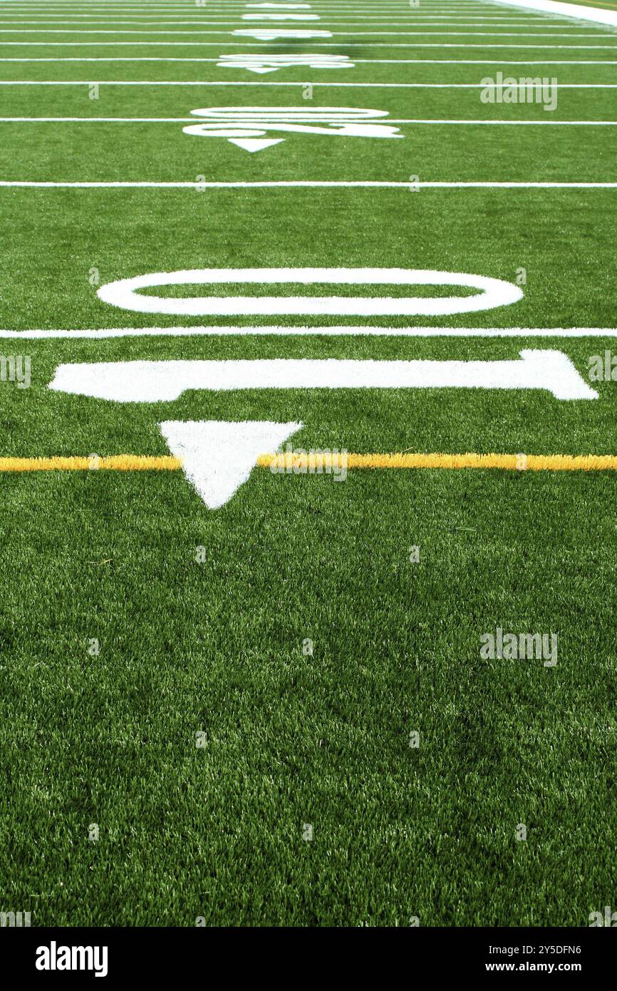 A Astro turf football field Stock Photo - Alamy