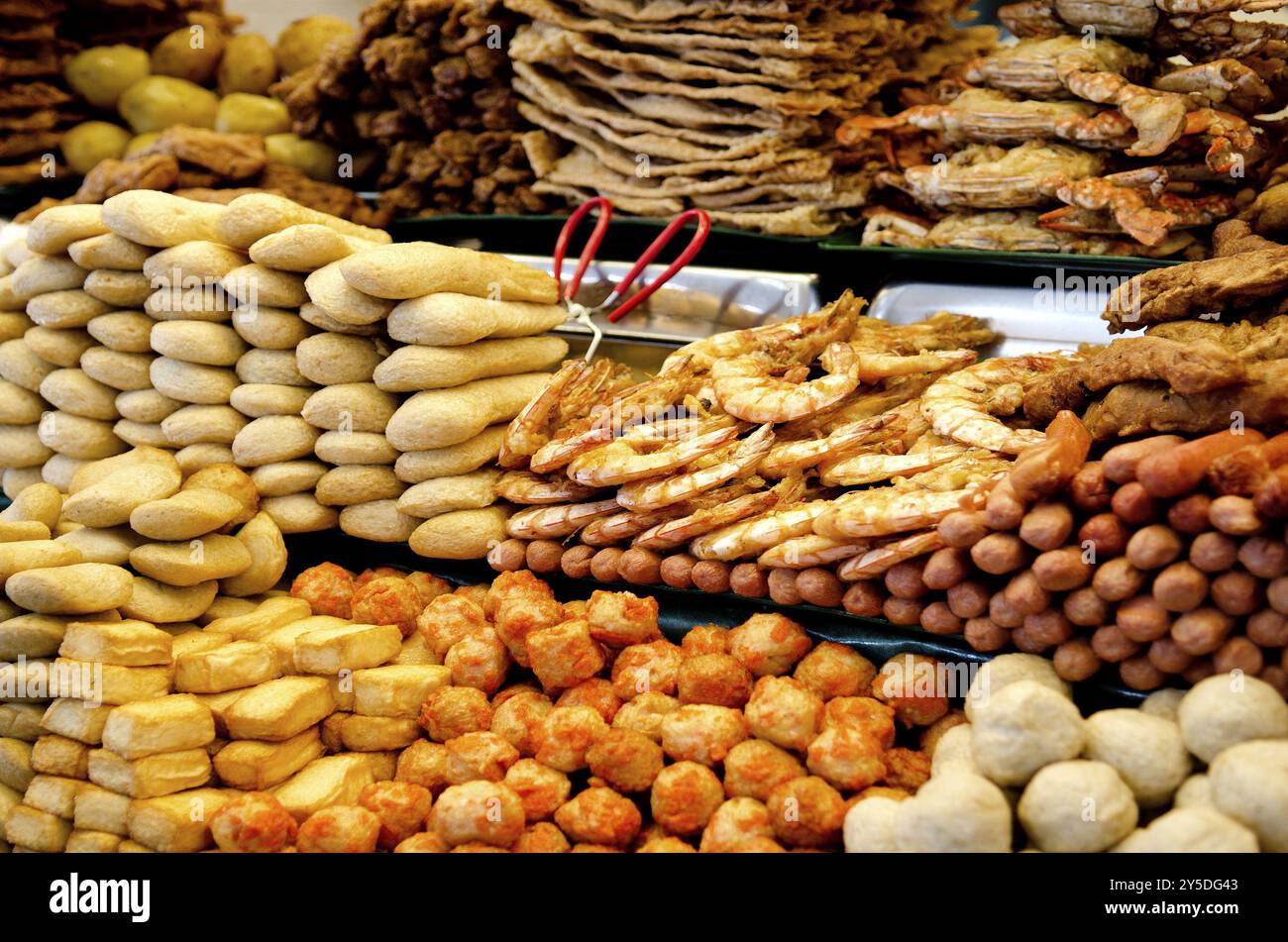 Malaysian snacks in penang malaysia market Stock Photo - Alamy