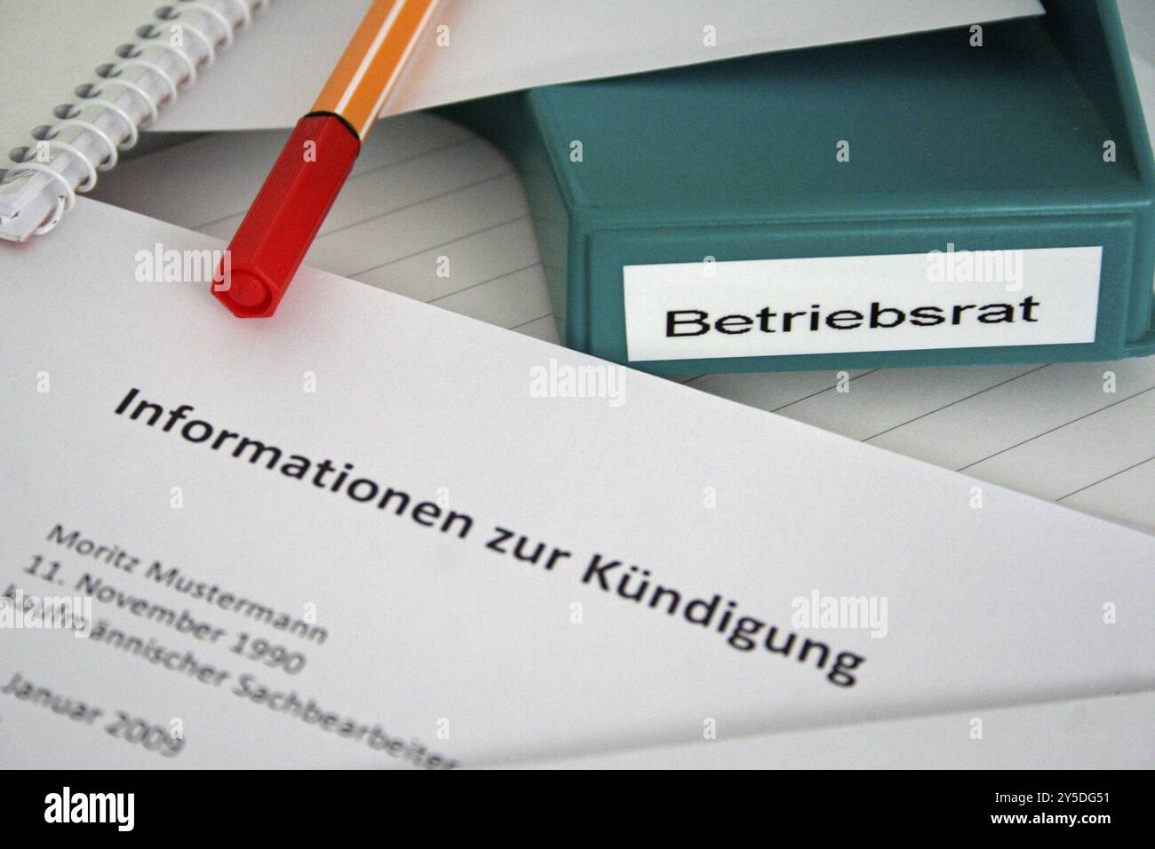 Works Council Info 002 Stock Photo - Alamy