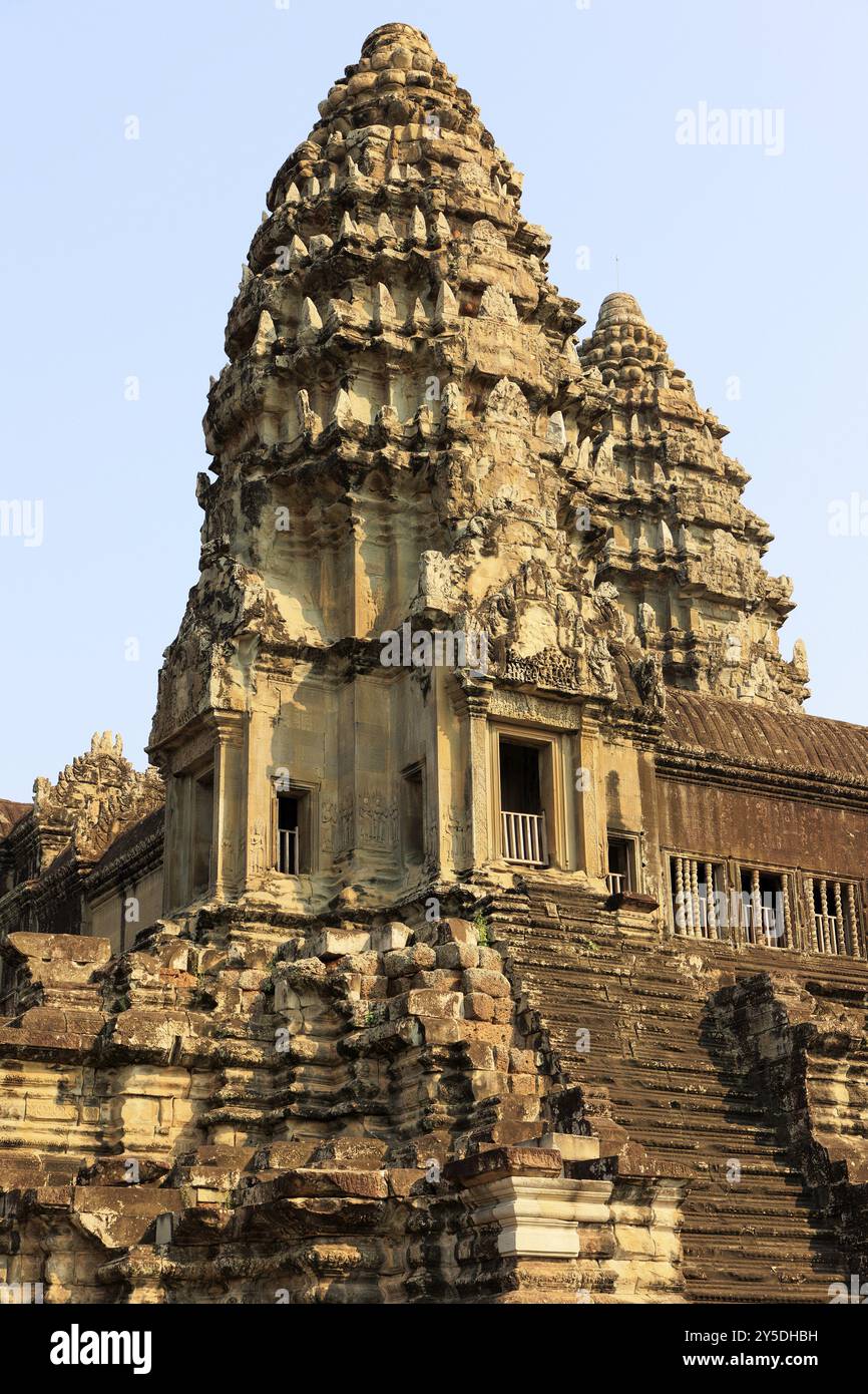 Angkor Wat in Cambodia, the largest temple complex in the world and a ...