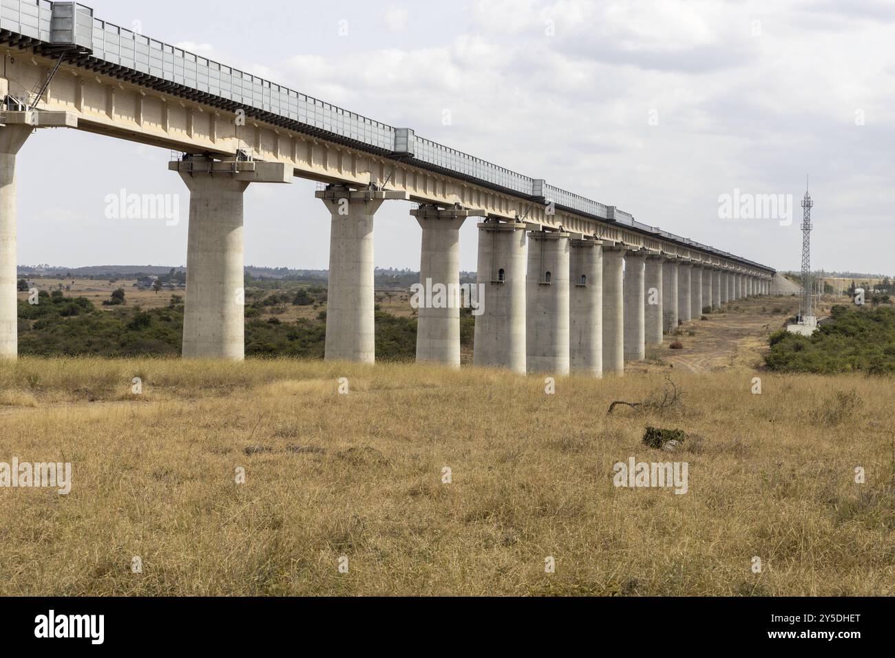 The new railway line runs through the middle of Nairobi National Park ...
