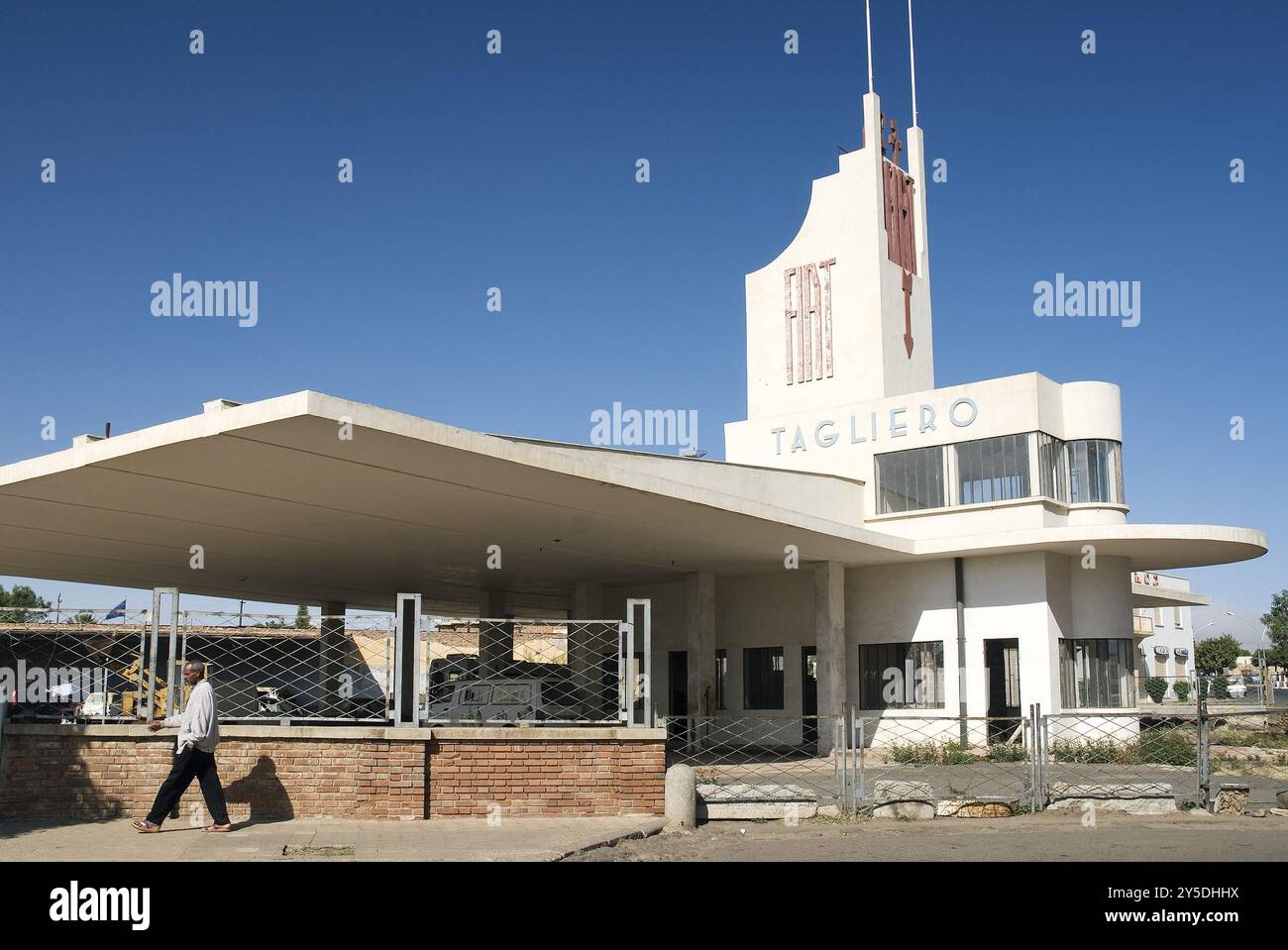 Fiat tagliero italian colonial architecture in asmara eritrea Stock ...