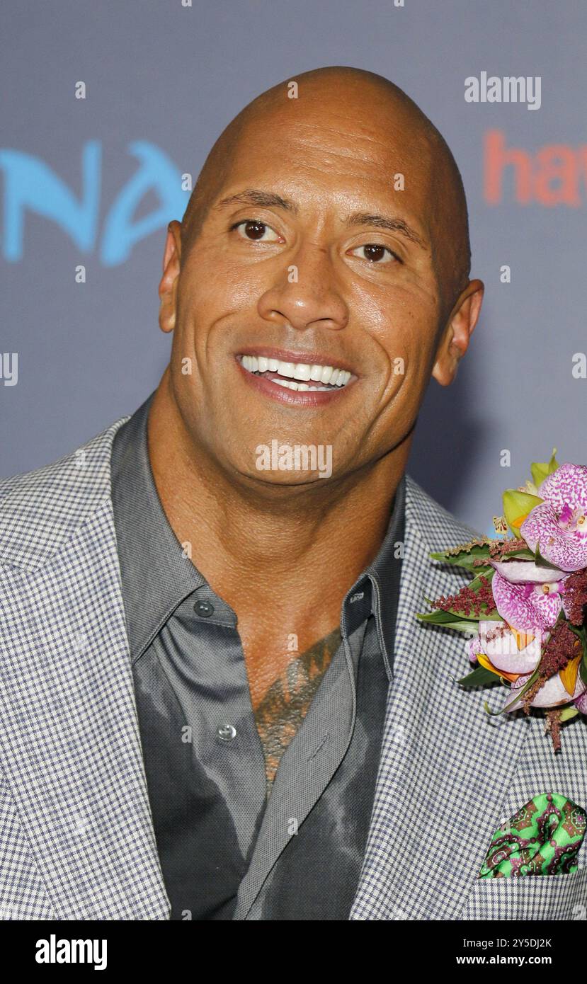 Dwayne Johnson at the AFI FEST 2016 Premiere of 'Moana' held at the El ...