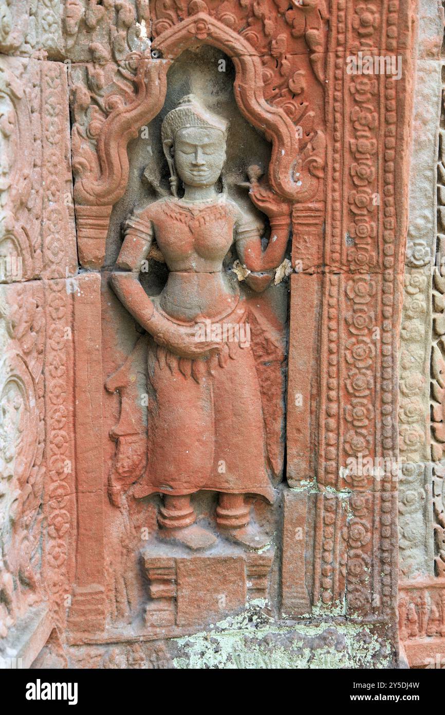 Apsara half-human, half-divine woman of Hinduism and Buddhism Stock Photo - Alamy