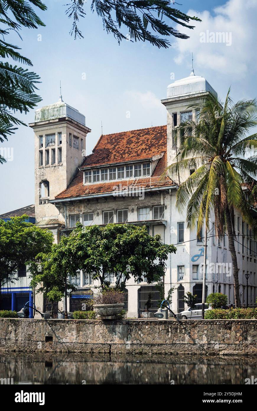 Dutch colonial srchitecture buildings in old town of jakarta indonesia ...
