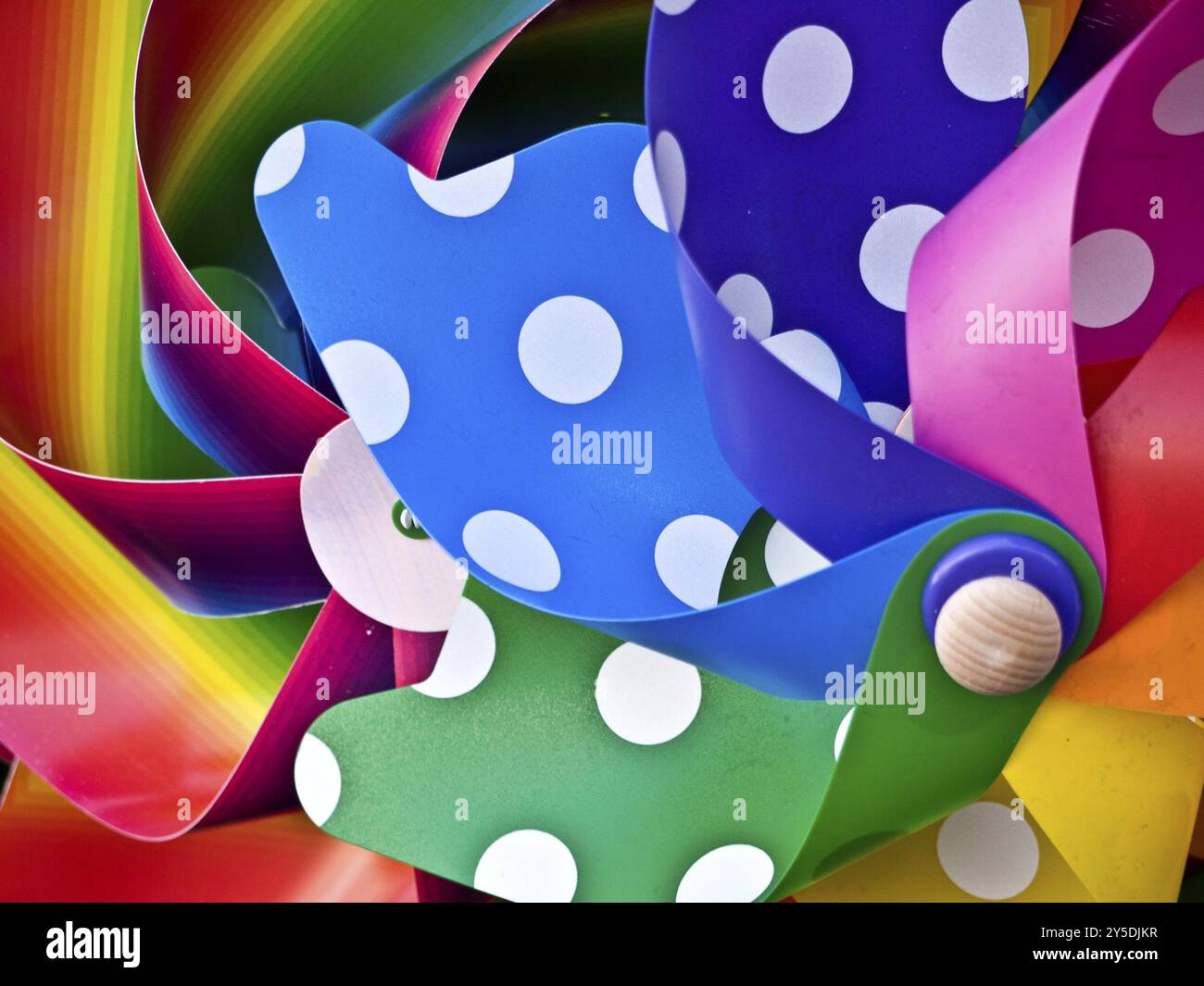 Pinwheels in different colours and sizes Stock Photo - Alamy