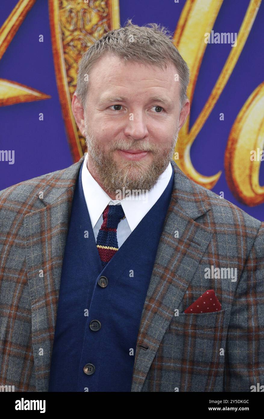 Guy Ritchie at the Los Angeles premiere of 'Aladdin' held at the El ...