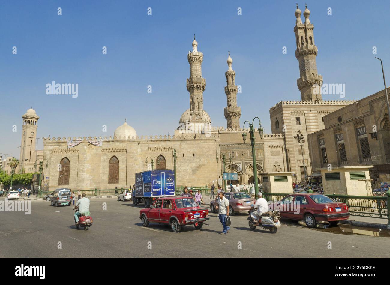 Cairo old town in egypt mosque Stock Photo - Alamy