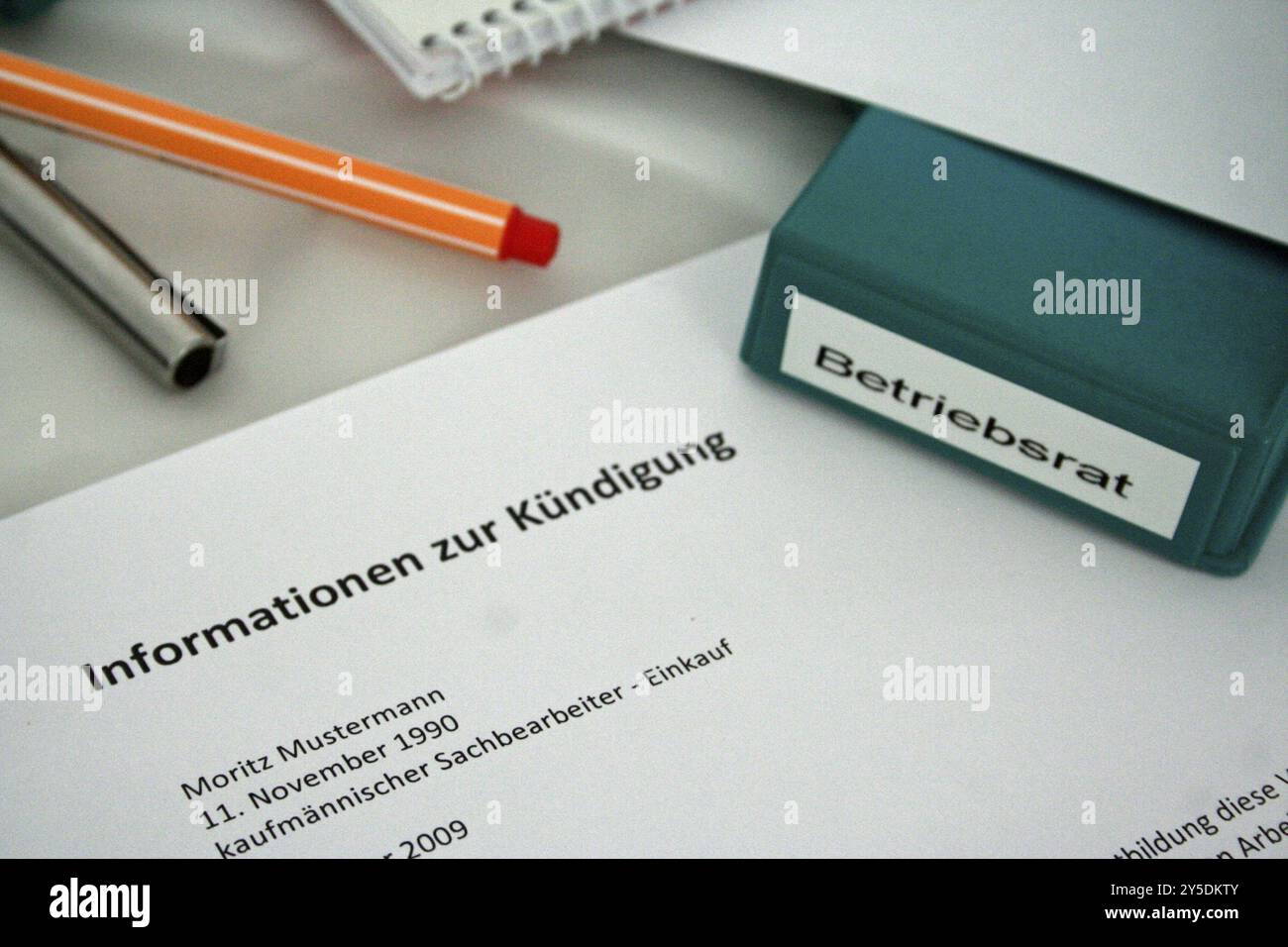 Works Council Info 001 Stock Photo - Alamy