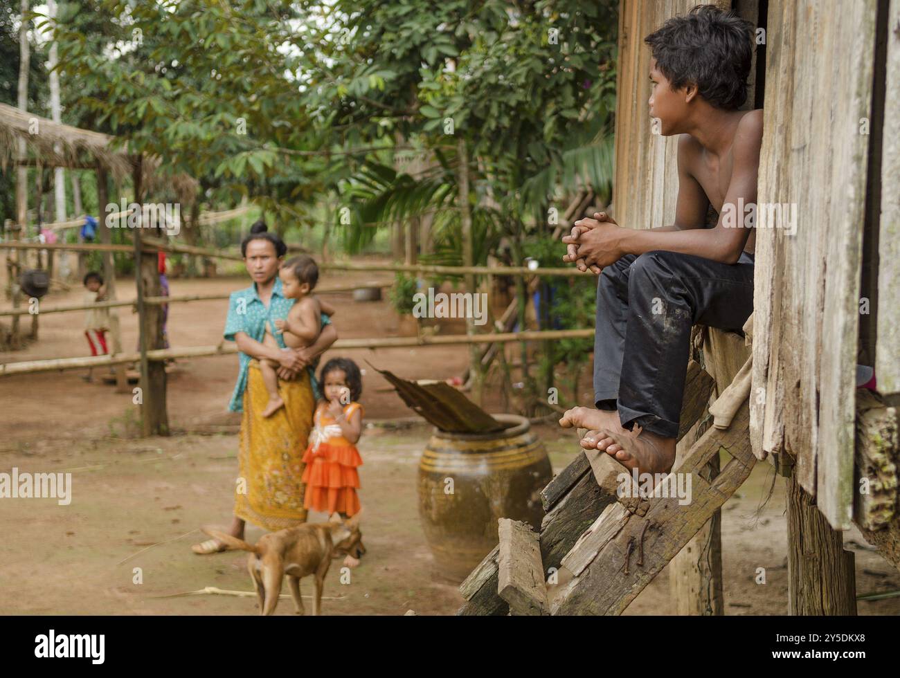 Rural village scene in hi-res stock photography and images - Alamy