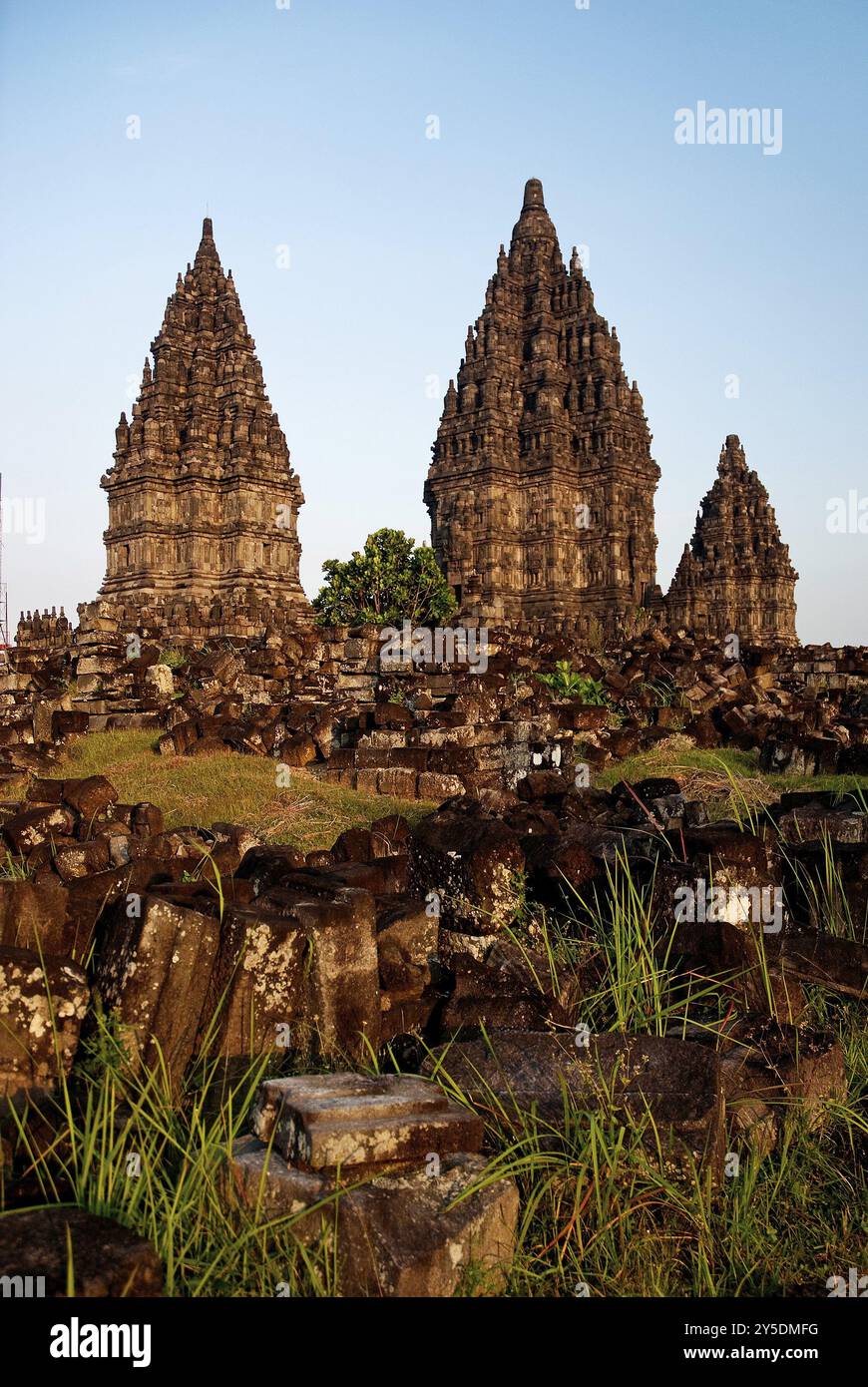 Prambanan hindu temple ruins near yogyakarta indonesia Stock Photo - Alamy