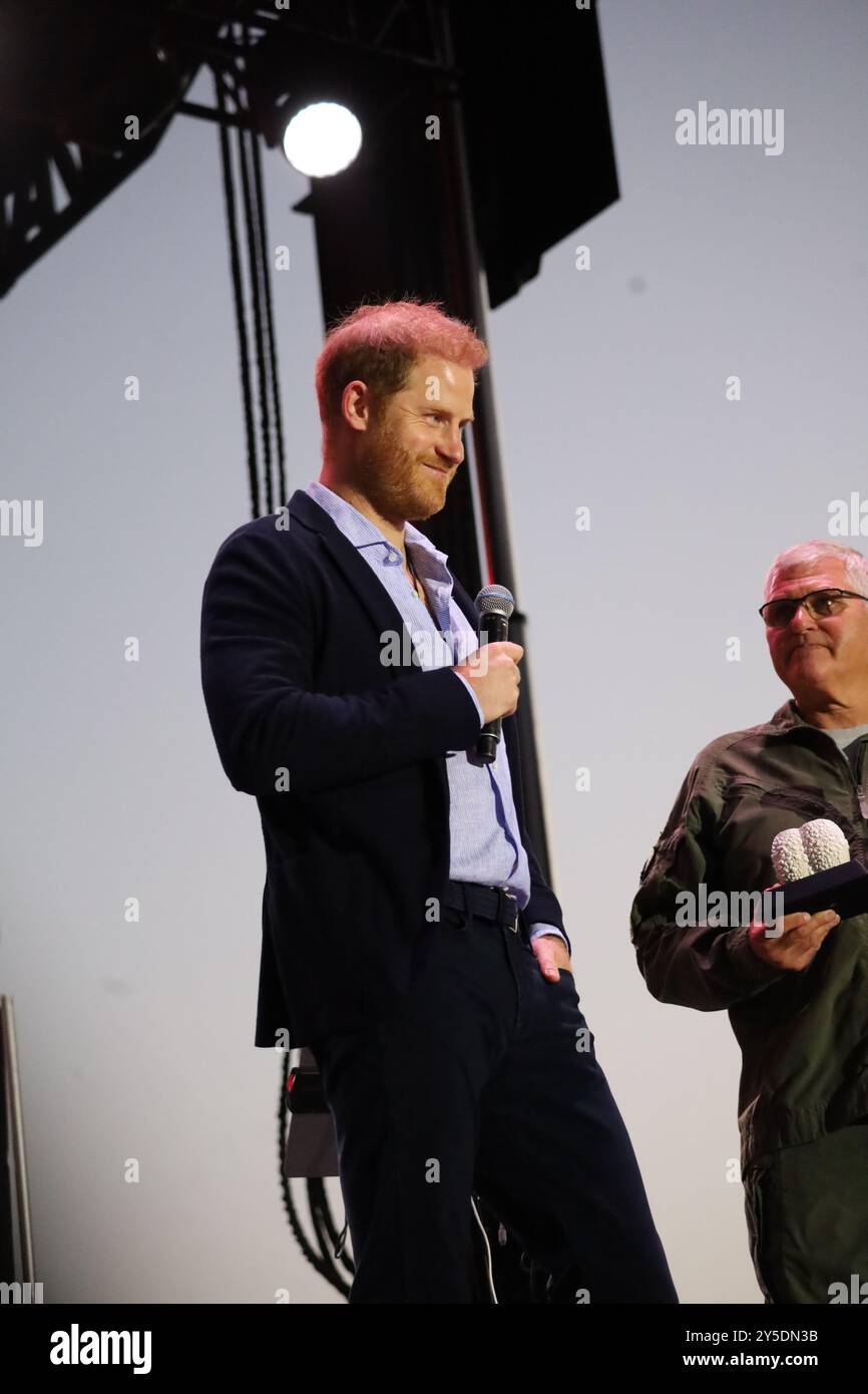 Summerland, Ca, USA. 20th Sep, 2024. Prince Harry, Duke of Sussex ...