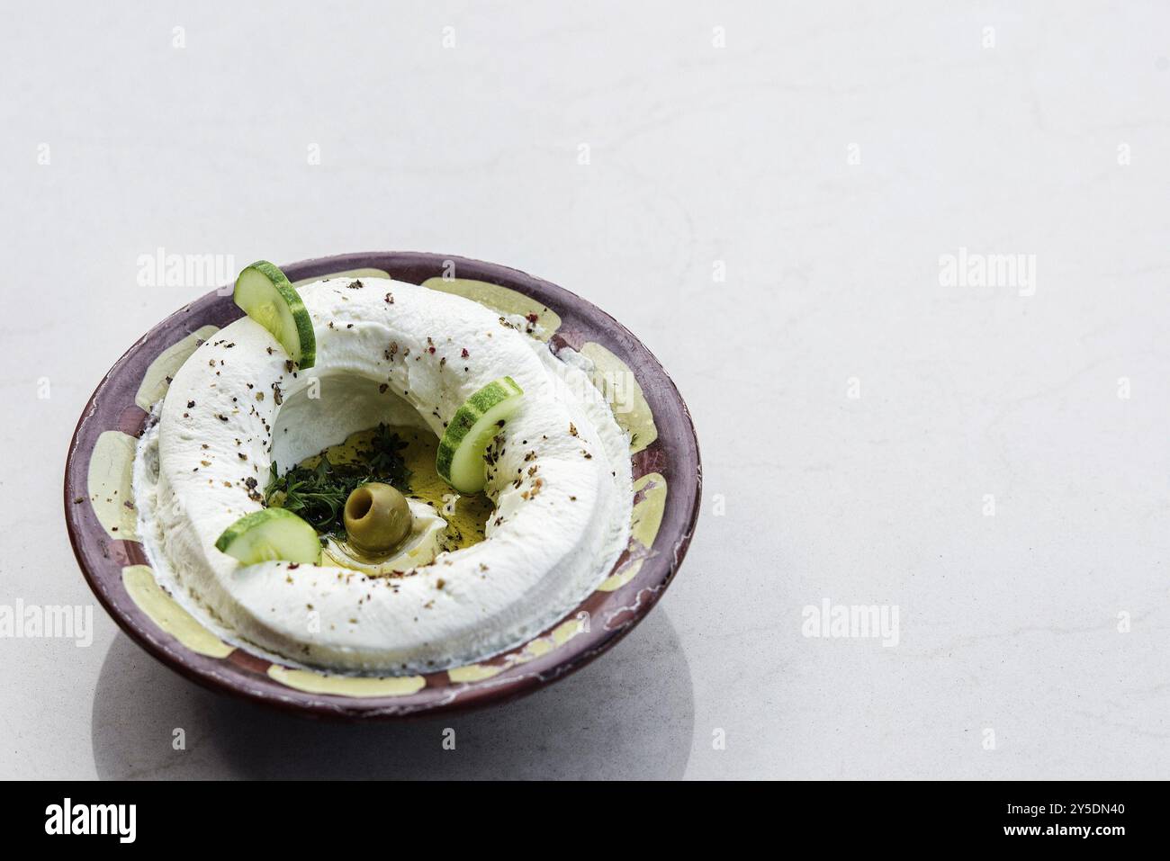 Labneh fresh lebanese middle eastern cream cheese dip snack food dip ...