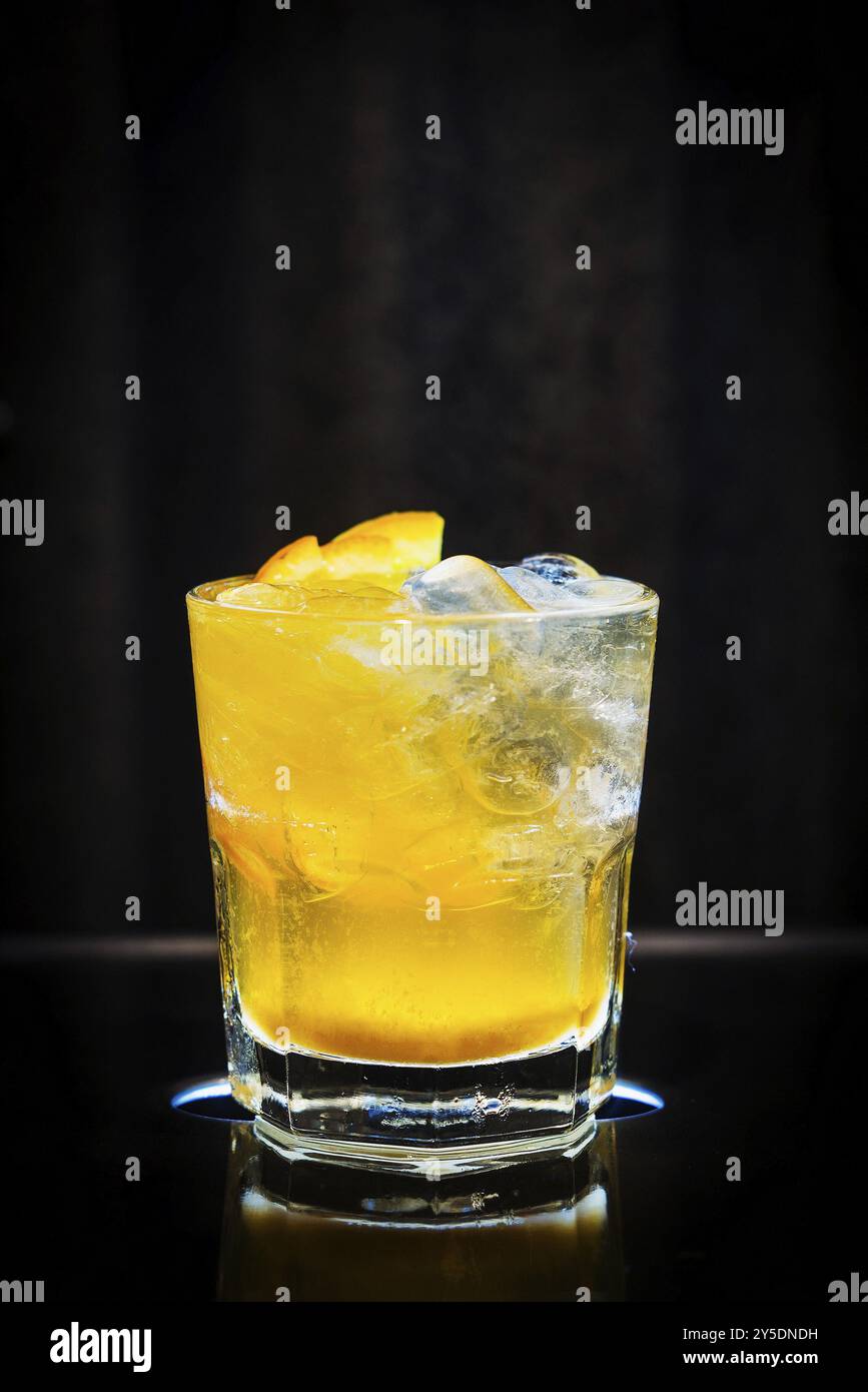 Screwdriver classic orange and vodka cocktail drink in glass Stock ...