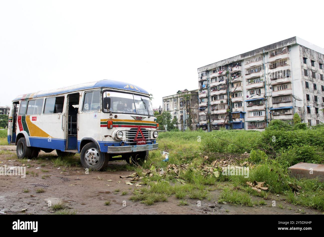 Public bus public transport myanmar hi-res stock photography and images ...