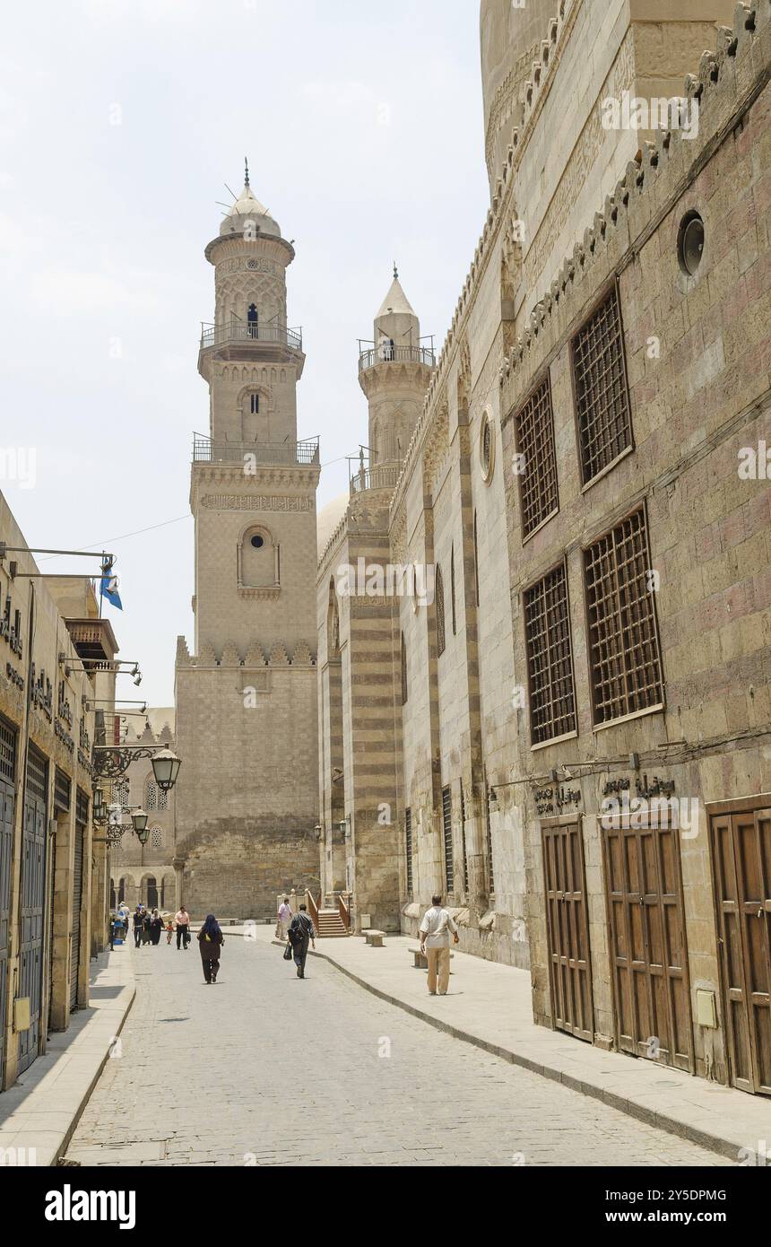 Cairo old town in egypt mosque Stock Photo - Alamy