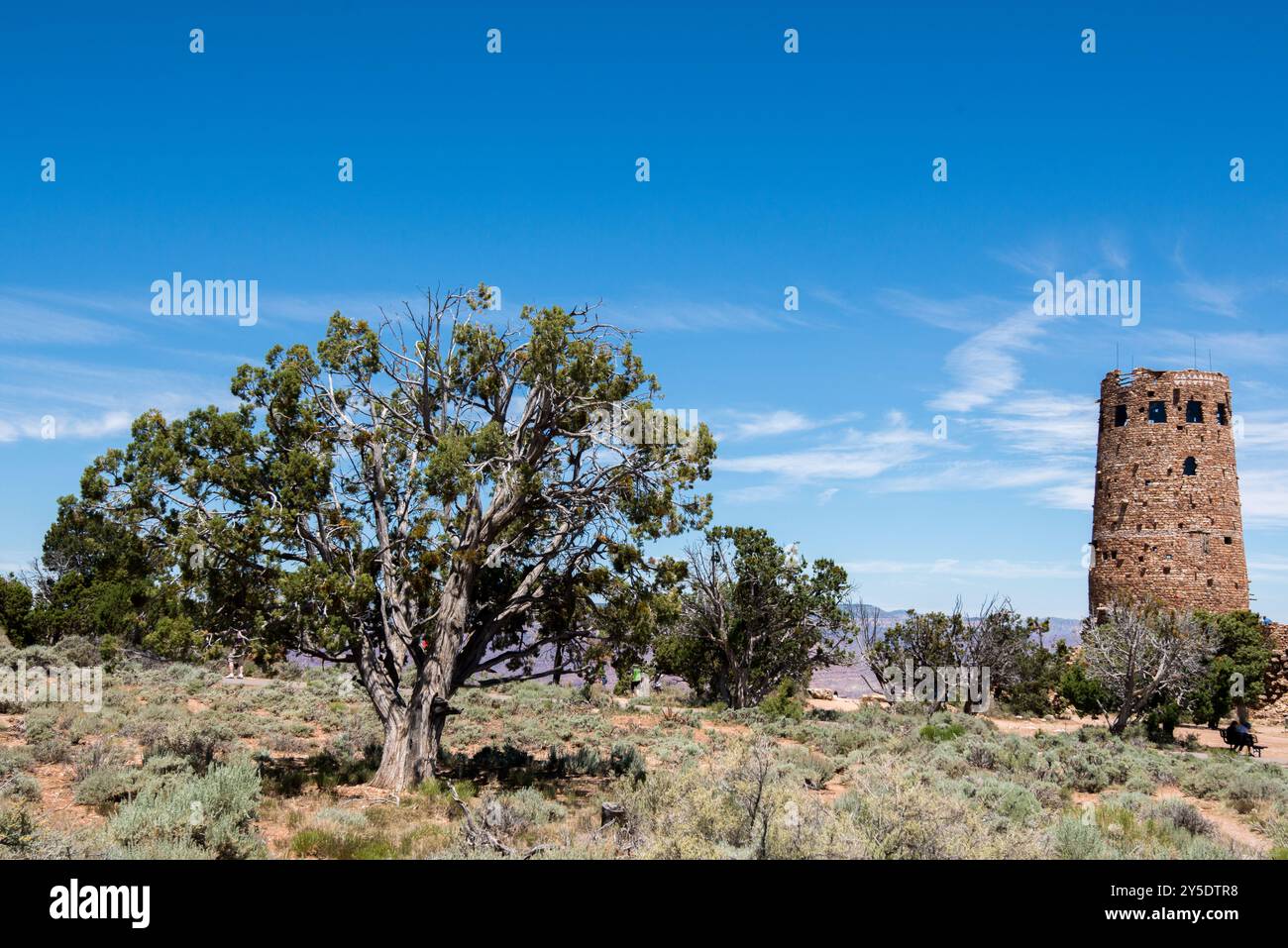 Indian Watchtower at Desert View, Grand Canyon, Arizona Stock Photo - Alamy