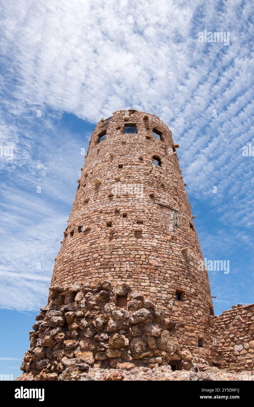 Indian Watchtower at Desert View, Grand Canyon, Arizona Stock Photo - Alamy