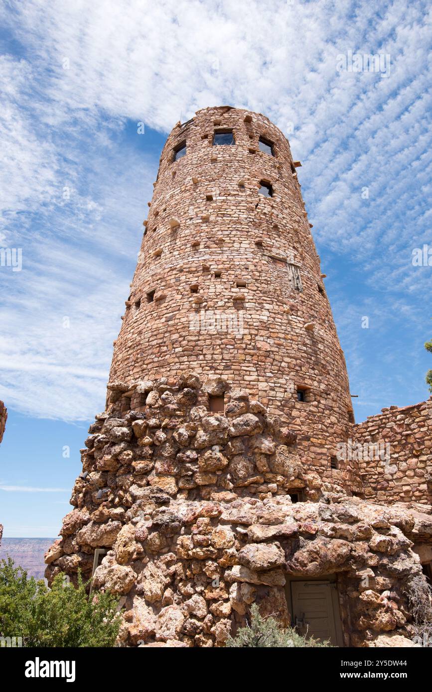 Indian Watchtower at Desert View, Grand Canyon, Arizona Stock Photo - Alamy