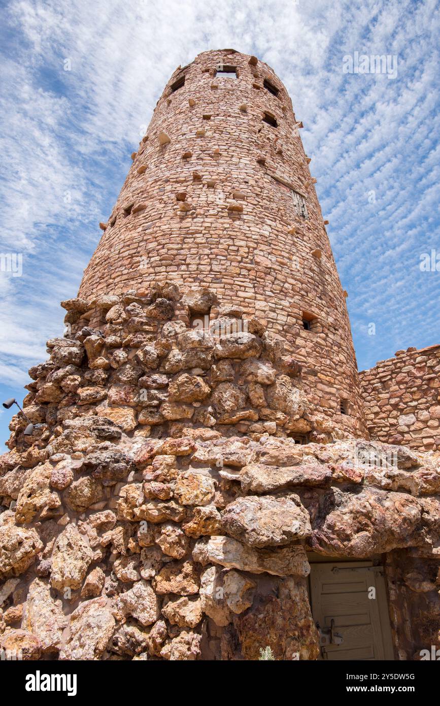 Indian Watchtower at Desert View, Grand Canyon, Arizona Stock Photo - Alamy