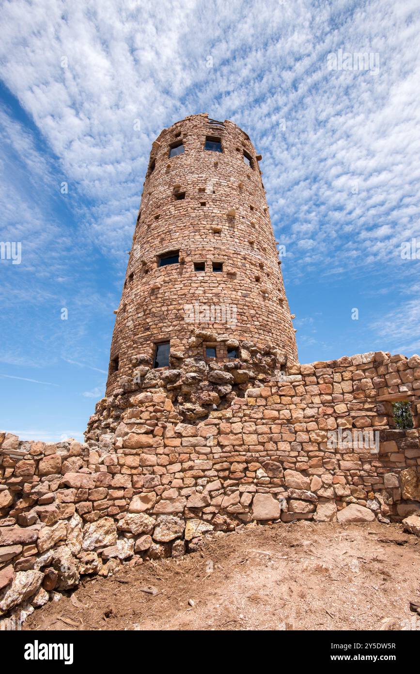 Indian Watchtower at Desert View, Grand Canyon, Arizona Stock Photo - Alamy