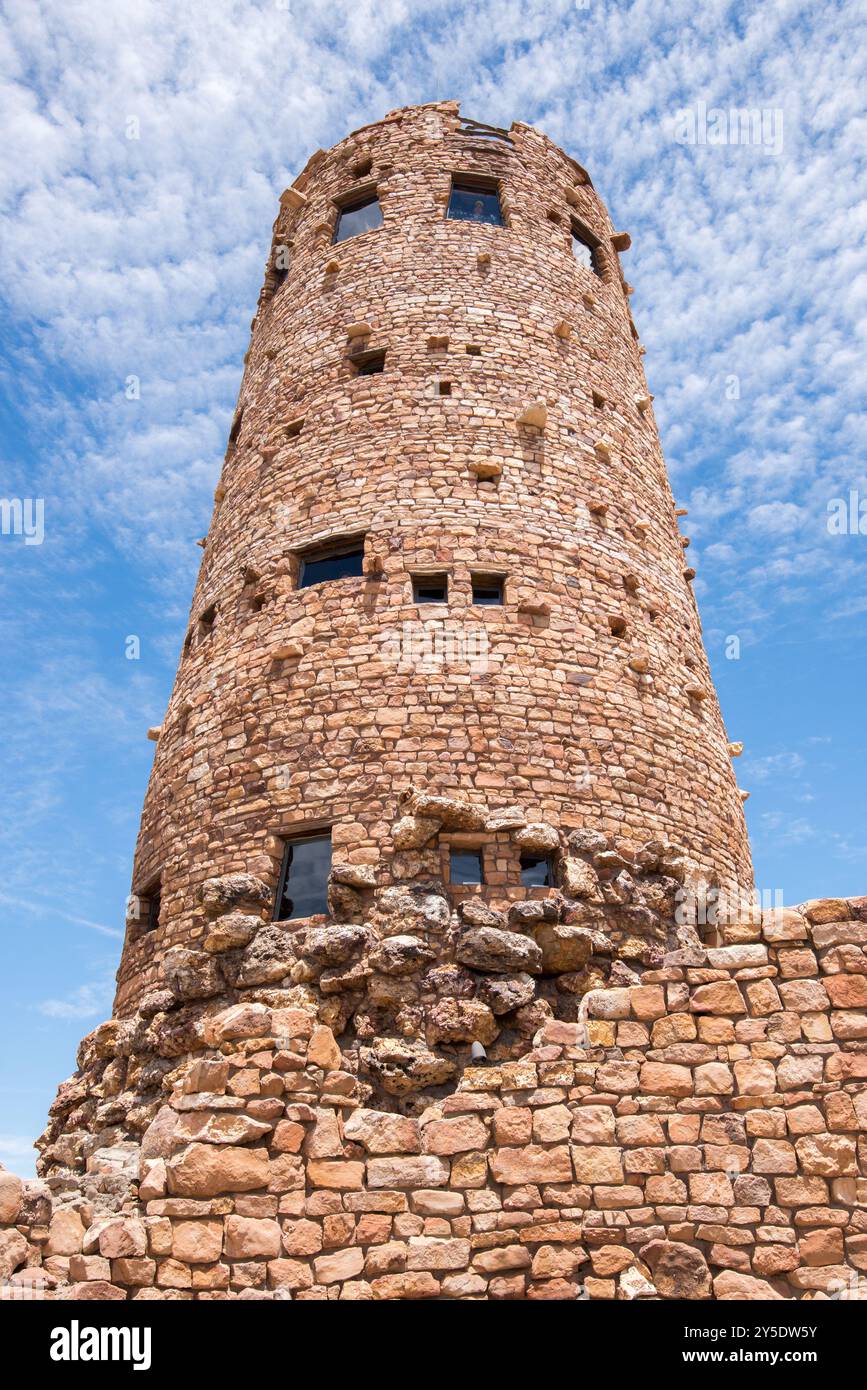 Indian Watchtower at Desert View, Grand Canyon, Arizona Stock Photo - Alamy