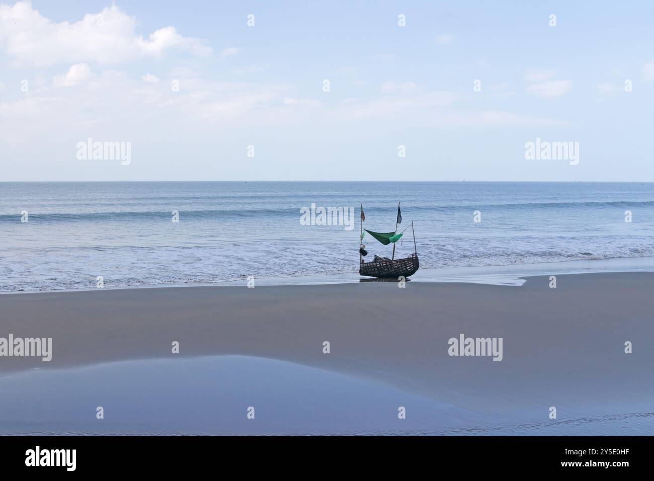 small fishing boat in cox's bazar.this photo was taken from Chittagong ...