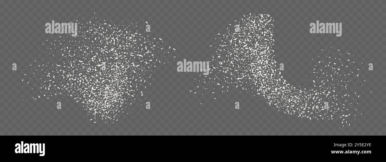 Coconut flakes, flying grated and desiccated coconut powder, dry ...