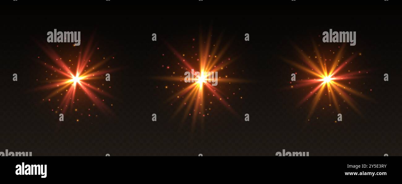 Golden lens flare, shiny star effect, glowing spark, magic twinkle ...
