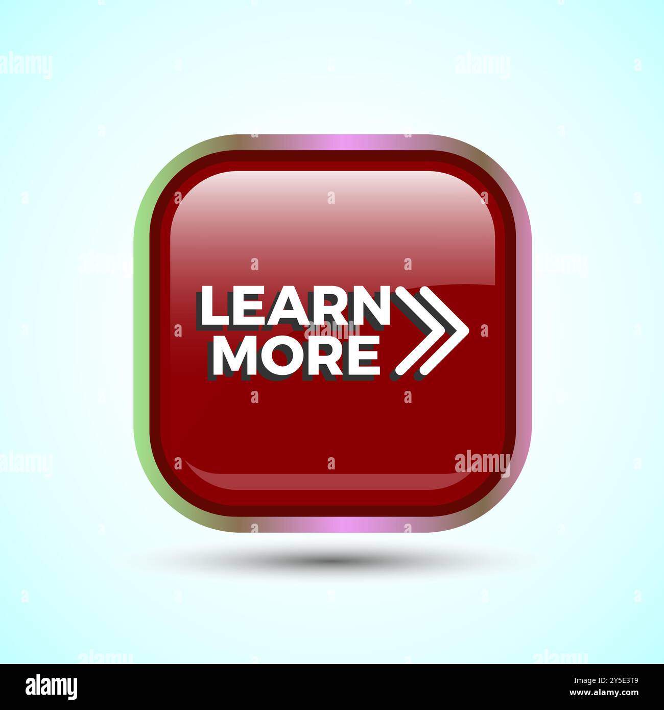 Learn More Icon Button Design Illustration Stock Vector Image & Art - Alamy