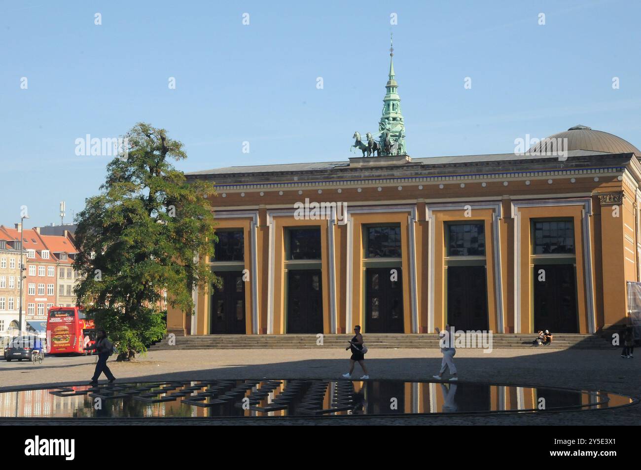 Copenhagen, Denmark /21 September 2024/. Thorvaldsen museum building in ...