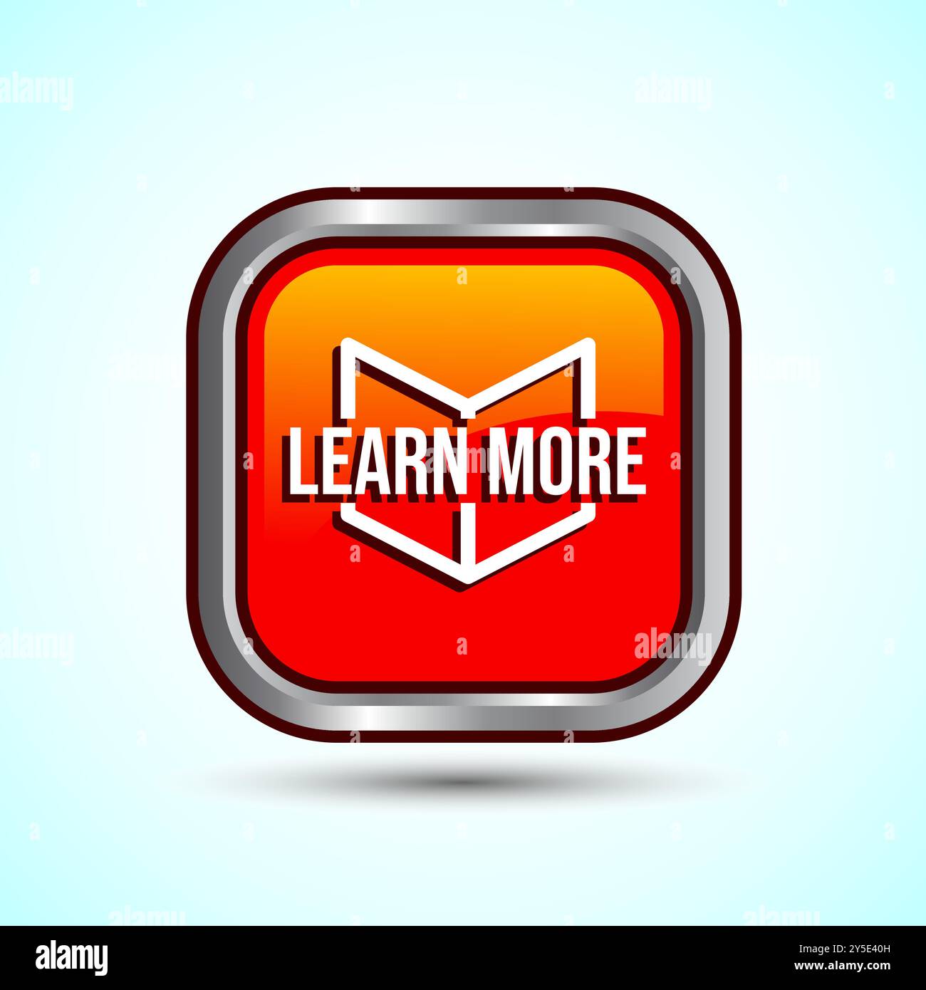 Learn More Icon Button Design Illustration Stock Vector Image & Art - Alamy