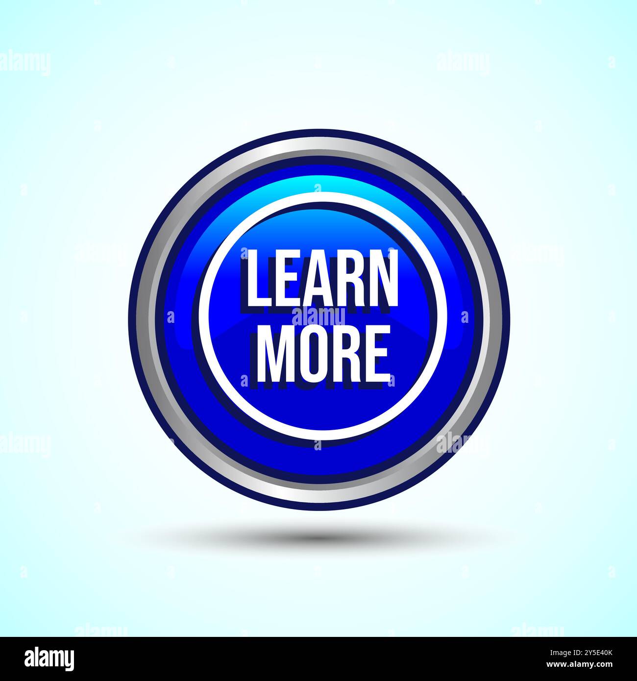 Learn More Icon Button Design Illustration Stock Vector Image & Art - Alamy