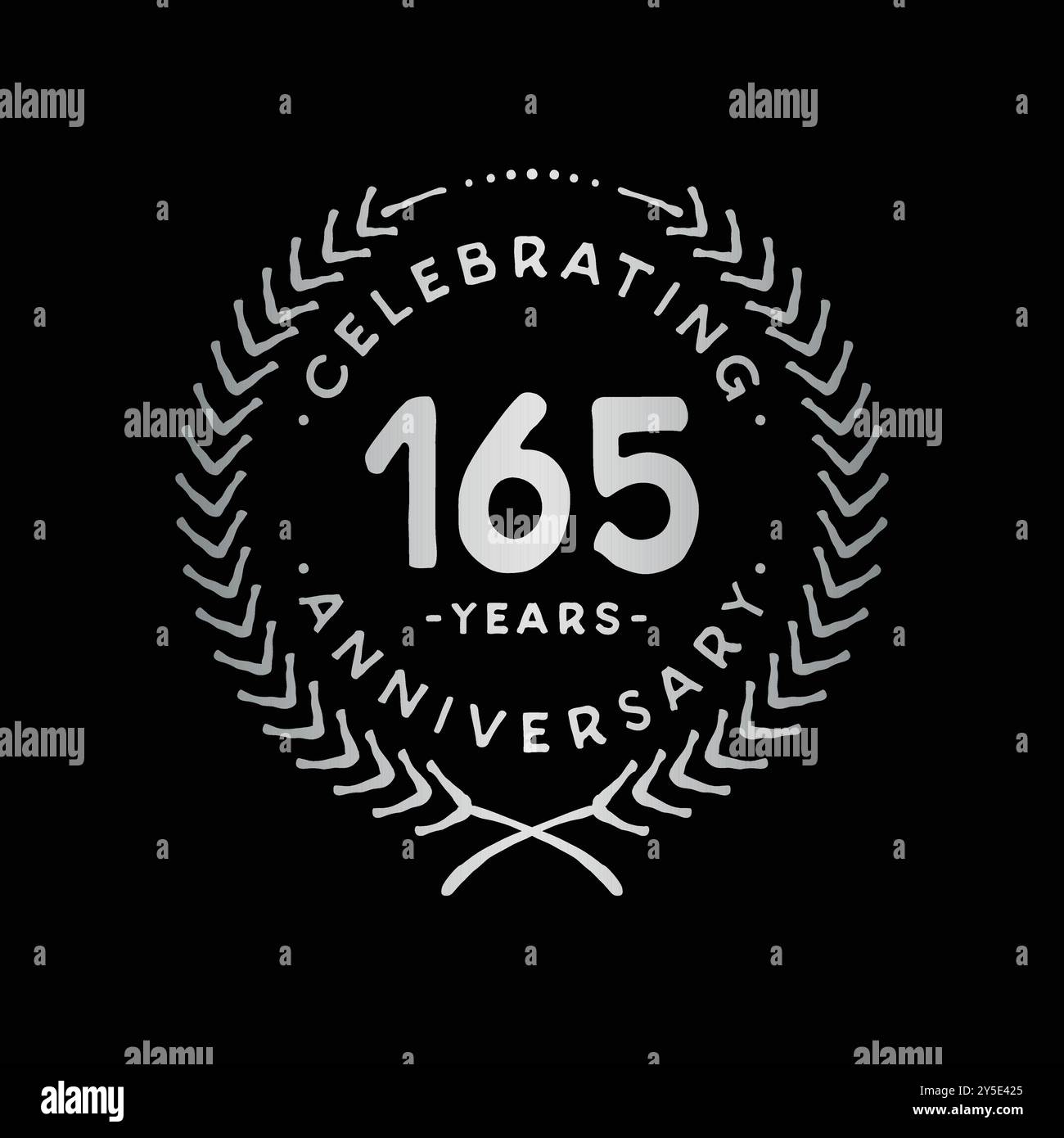 165 years anniversary Stock Vector Images - Alamy