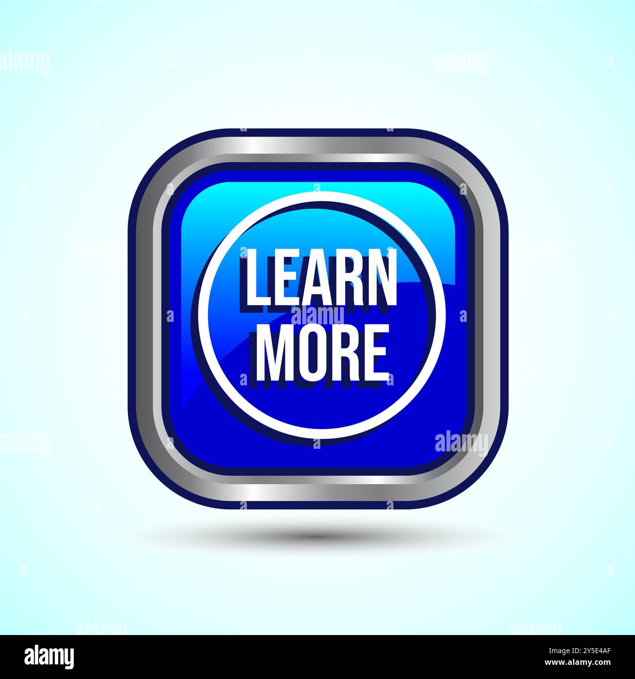 Learn More Icon Button Design Illustration Stock Vector Image & Art - Alamy
