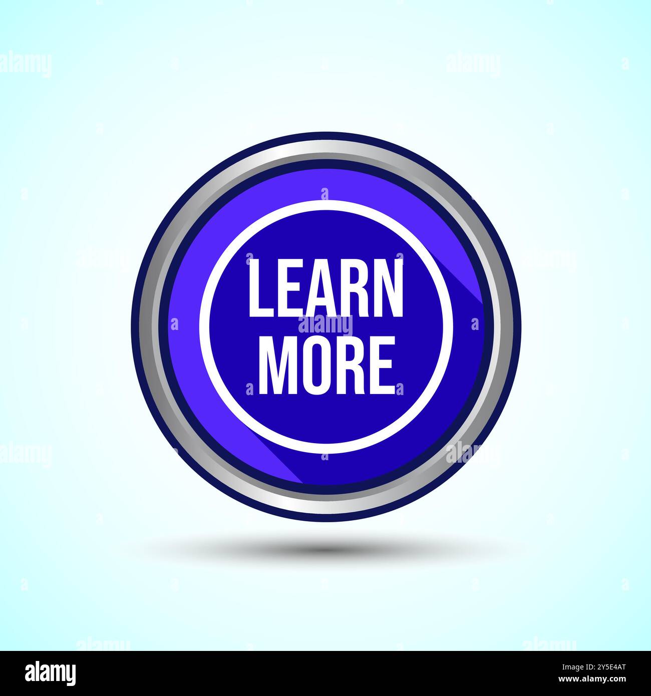 Learn More Icon Button Design Illustration Stock Vector Image & Art - Alamy